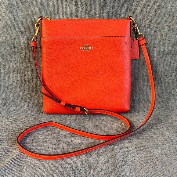 Coach | Bags | Coach 432 Kitt Messenger Crossbody Bag Red | Poshmark